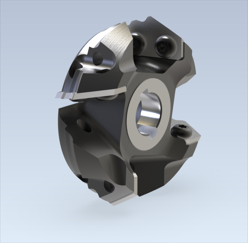 Multi-profile cutterhead DFC for Homag/Brandt edge banding machines
