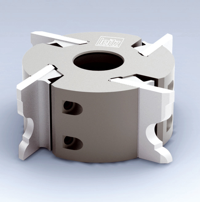 Profile cutterheads for serrated back blank knives - cutting angle 20°