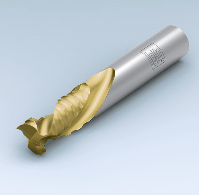 Spiral roughing/finishing router cutter Marathon, alternate twist, Z 2+2