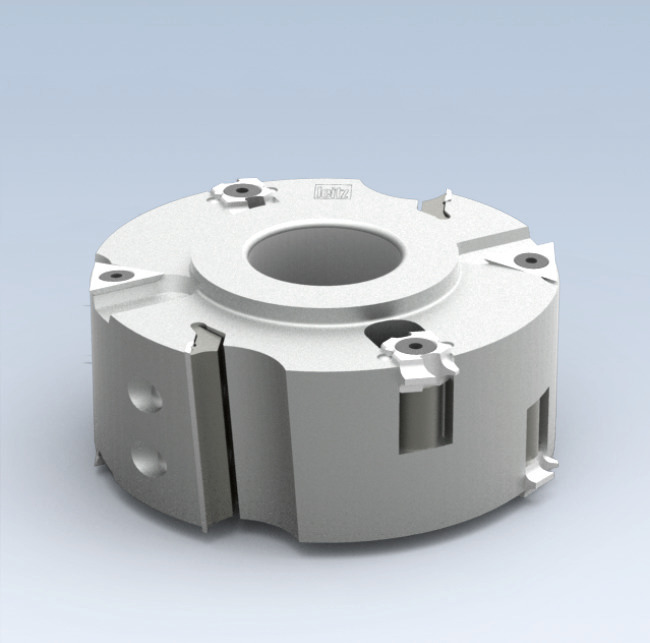 Jointing, rebating and rounding cutterhead