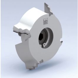 Multi-profile cutter with optimised chip collection for edge banding ...