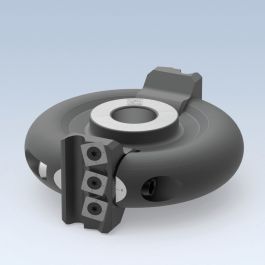 HeliCut bevelling cutterhead, swivelling