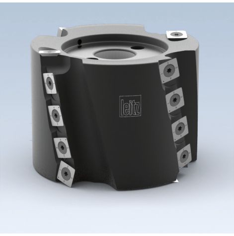 HeliCut cutterhead for copy shaping, grooving and rebating