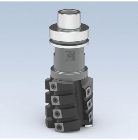 HeliCut cutterhead for copy shaping, grooving and rebating