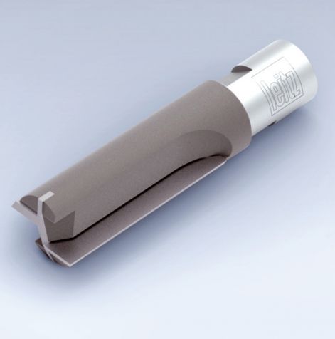 Grooving cutter with internal threaded shank, HW, Z 2